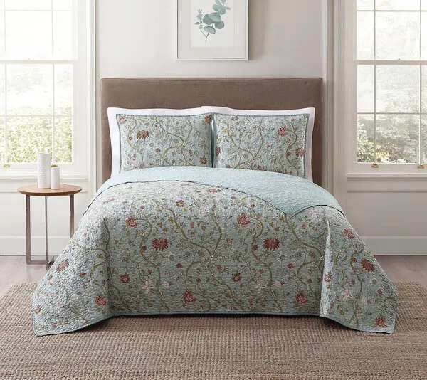 STYLE 212 Bedford King Quilt Set - One-color