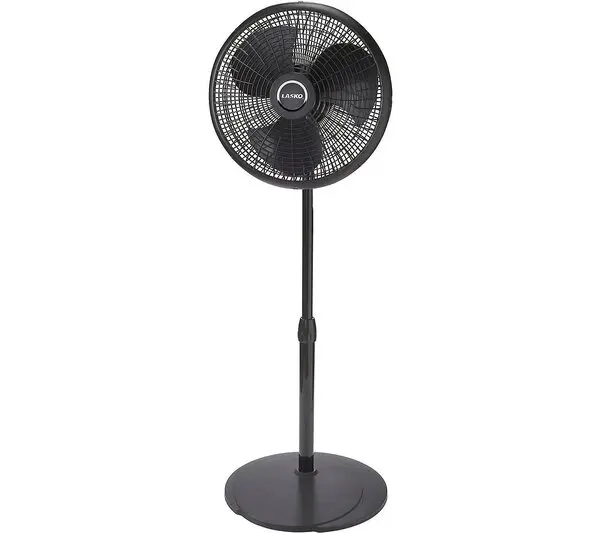 LASKO 16' Adjustable Pedestal Fan Black - One-color