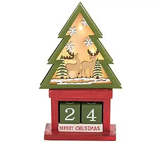 GALLERIE II Led Tree Calendar Blocks - One-color
