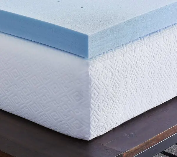 LUCID Comfort Collection 4' Gel Memory Foam Top Per Queen