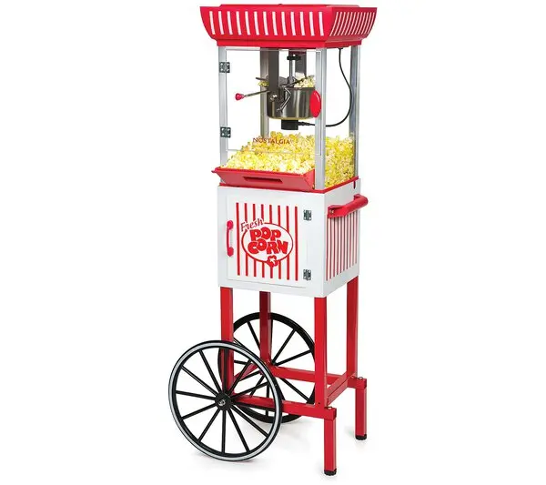 NOSTALGIA 48' Kettle Popcorn Cart - One-color