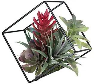 NORTHLIGHT 7' Artificial Succulent Arrangement N Wire Frame
