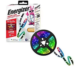 ENERGIZER Smart 6.5' White/multi Color Dimming Led Light Strip - One-color