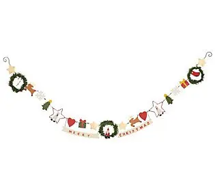 GALLERIE II Clap Saddle Christmas Garland - One-color