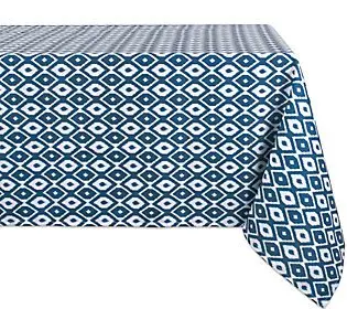 DESIGN IMPORTS Ikat Outdoor Tablecloth 60' X 12 0 - One-color