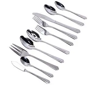 Gibson Home Classic Canberra 45-piece Flatware Set - One-color