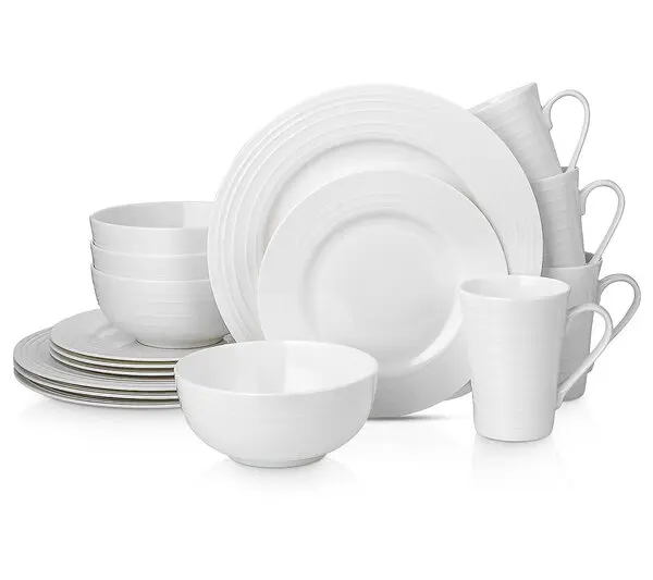 STONE + LAIN Eleanor 16-piece Bone China Dinner Ware Set - One-color