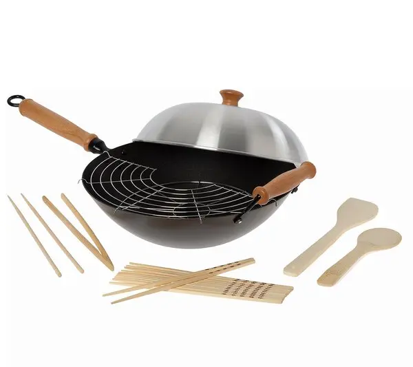 JOYCE CHEN 10-piece Set With 14-inch Non-stick Ok - One-color