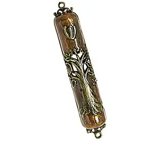 COPA JUDAICA Mezuzah Case Tree Of Life - One-color