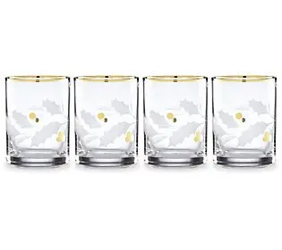 LENOX Holiday Gold Double Old Fashioned Set Of 4 - One-color