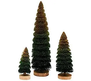 GALLERIE II Ombre Tree Set Of 3 Figure - One-color