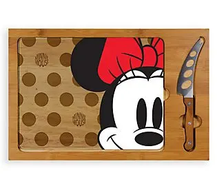 PICNIC TIME Disney Minnie Mouse Glass Top Cut Ting Board - One-color