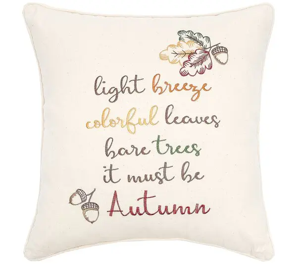 C&F HOME It Must Be Autumn Pillow - One-color