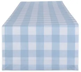 DESIGN IMPORTS 14' X 108' Buffalo Check Table R Unner - One-color
