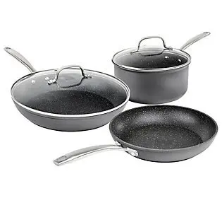 GRANITESTONE Pro 5 Piece Nonstick Cookware Set - One-color