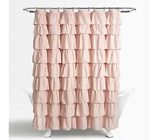 LUSH DECOR Ruffle 72' X 72' Shower Curtain By