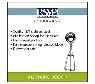RSVP Spring Release Ice Cream Scoop