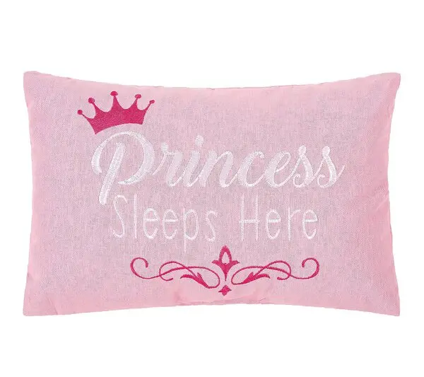 C&F HOME Princess Sleeps Here Pillow - One-color
