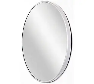 INFINITY Instruments 21' Wall Mirror, Matte Sil Er Frame