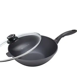 SWISS DIAMOND Classic 11.8' Wok W/ Lid - One-color
