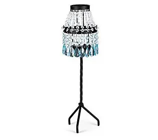 GERSON INTERNATIONAL 17.13-in H Solar Beaded Lamp - One-color