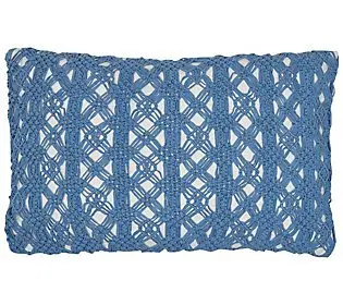 C&F HOME Clyde Hand Macrame Pillow - One-color
