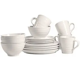 OVERANDBACK Rings 16-pc Dinnerware Set, Service For 4