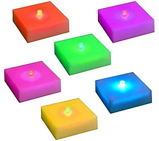 LUMABASE 6 Color Changing Led Lights - One-color