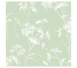 LILLIAN AUGUST Floral Mist Peel And Stick Wallp Aper - One-color