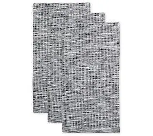 DESIGN IMPORTS 20x30' Set Of 3 Recycled Cotton Itchen Towels - One-color