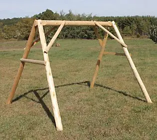 LAKELAND MILLS 5' Cedar Log A-frame