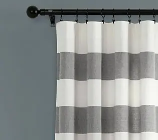 LUSH DECOR Cape Cod Stripe Cotton 40' X 84' Window Panels