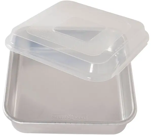NORDICWARE 9' X 9' Square Cake Pan With Lid - One-color
