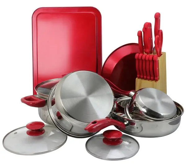 MEGACHEF 22 Piece Cookware Combo Set - One-color