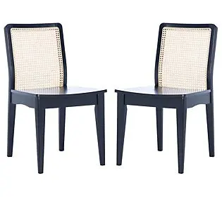 SAFAVIEH Benicio Rattan Dining Chair, Set Of 2 - One-color