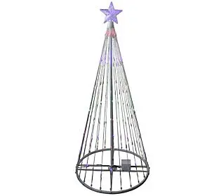 NORTHLIGHT Led Lighted Show Cone Christmas Tree Outdoor Decor - One-color