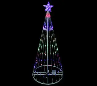 NORTHLIGHT Led Lighted Show Cone Christmas Tree Outdoor Decor