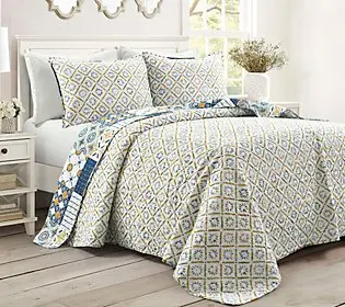 LUSH DECOR Monique 3-piece King Quilt Set By
