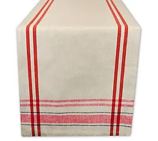 DESIGN IMPORTS French Stripe Table Runner 14' X 108 - One-color