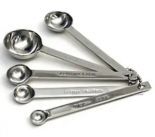 RSVP Set Of 5 Measuring Spoons