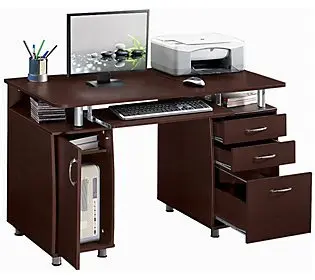 TECHNI MOBILI Complete Workstation Computer Desk With Storage