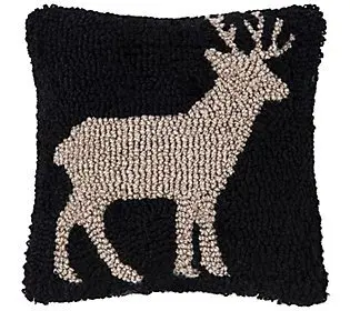 C&F HOME Deer Hooked Pillow - One-color