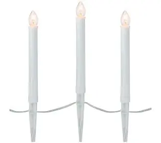 NORTHLIGHT Set Of 10 Candle Christmas Pathway M Arkers - One-color