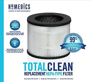 HOMEDICS Totalclean True Hepa 360 Degree Replac Ement Filter
