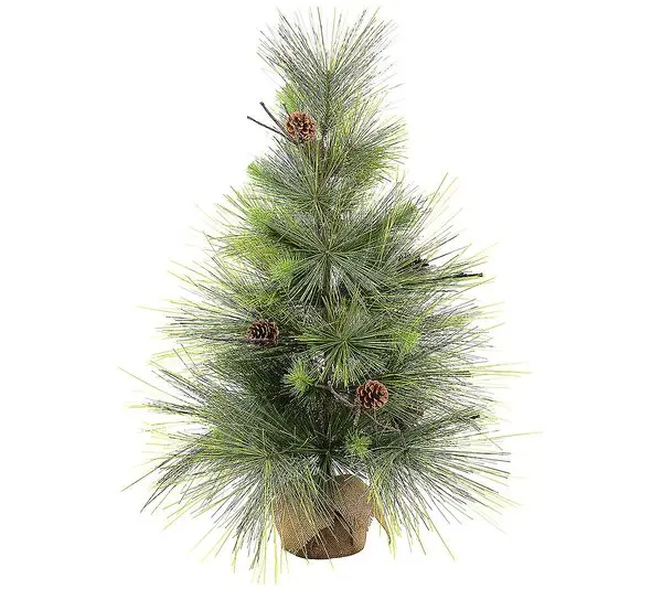 VICKERMAN 3' X 23' Boulder Pine Tree With Burla P Base - One-color