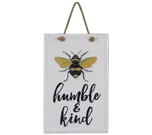 YOUNG'S INC. Young's Tin Humble & Kind Wall Sign - One-color