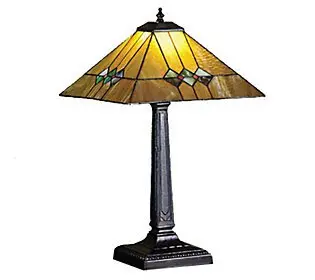 MEYDA Tiffany-style Martini Mission Table Lamp - One-color