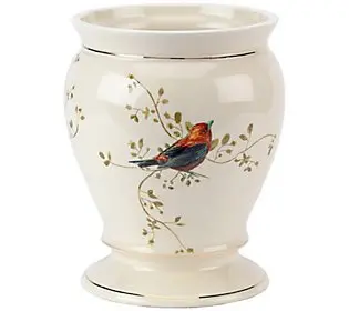AVANTI LINENS Gilded Birds Waste Basket - One-color