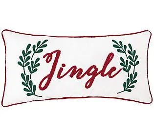 C&F HOME Jingle Sprig Pillow By - One-color