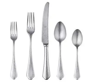 MEPRA Dolce Vita 20-piece Flatware Set, Pewter - One-color